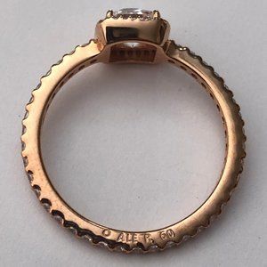 Pandora | Jewelry | Genuine Pandora Rose Square Sparkle Halo Ring ...